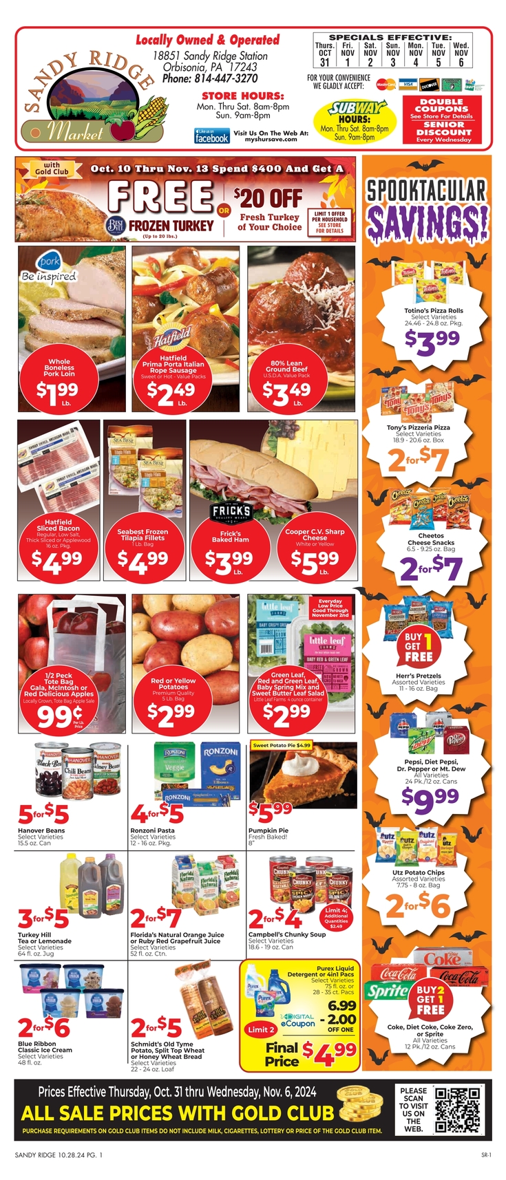 Print Weekly Specials | Sandy Ridge Market | Weekly Specials