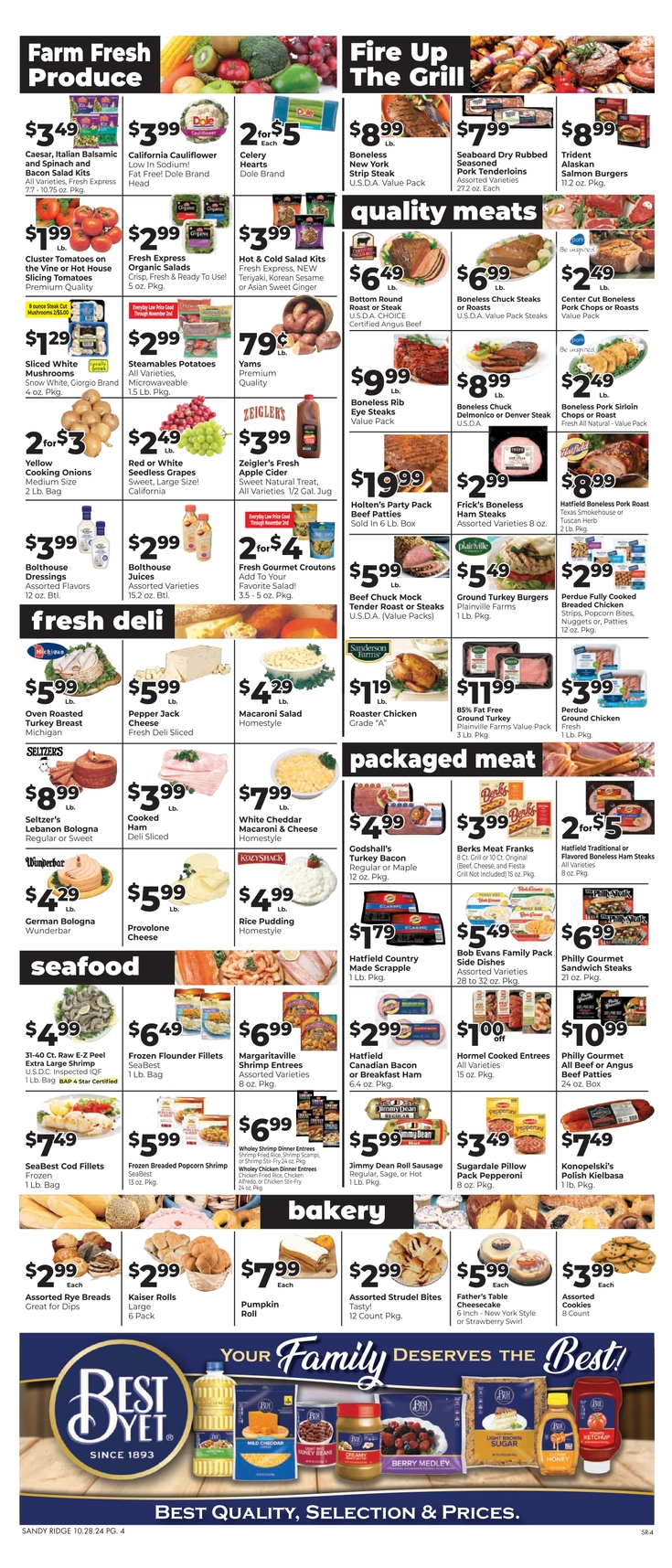 Print Weekly Specials | Sandy Ridge Market | Weekly Specials